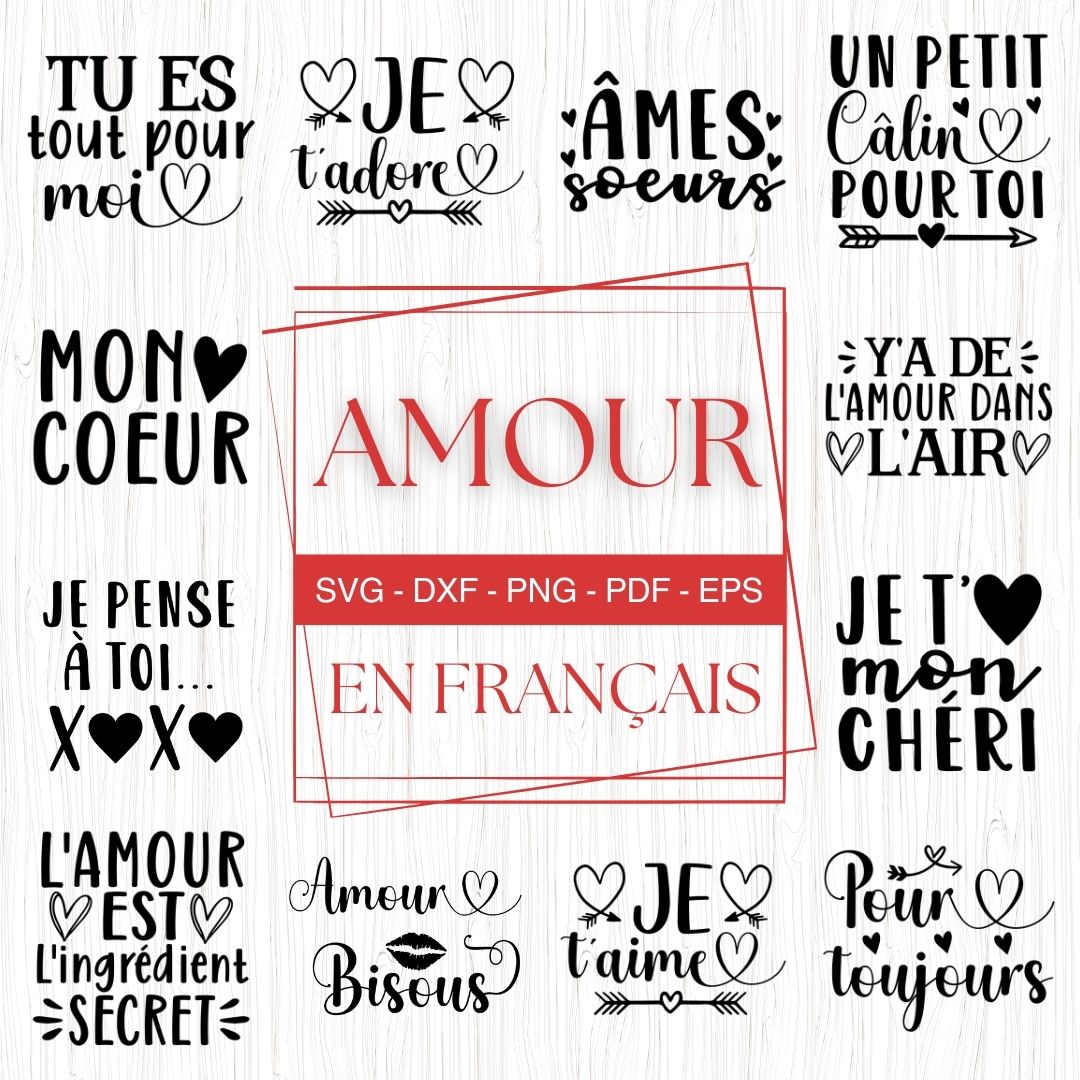 French Love SVG