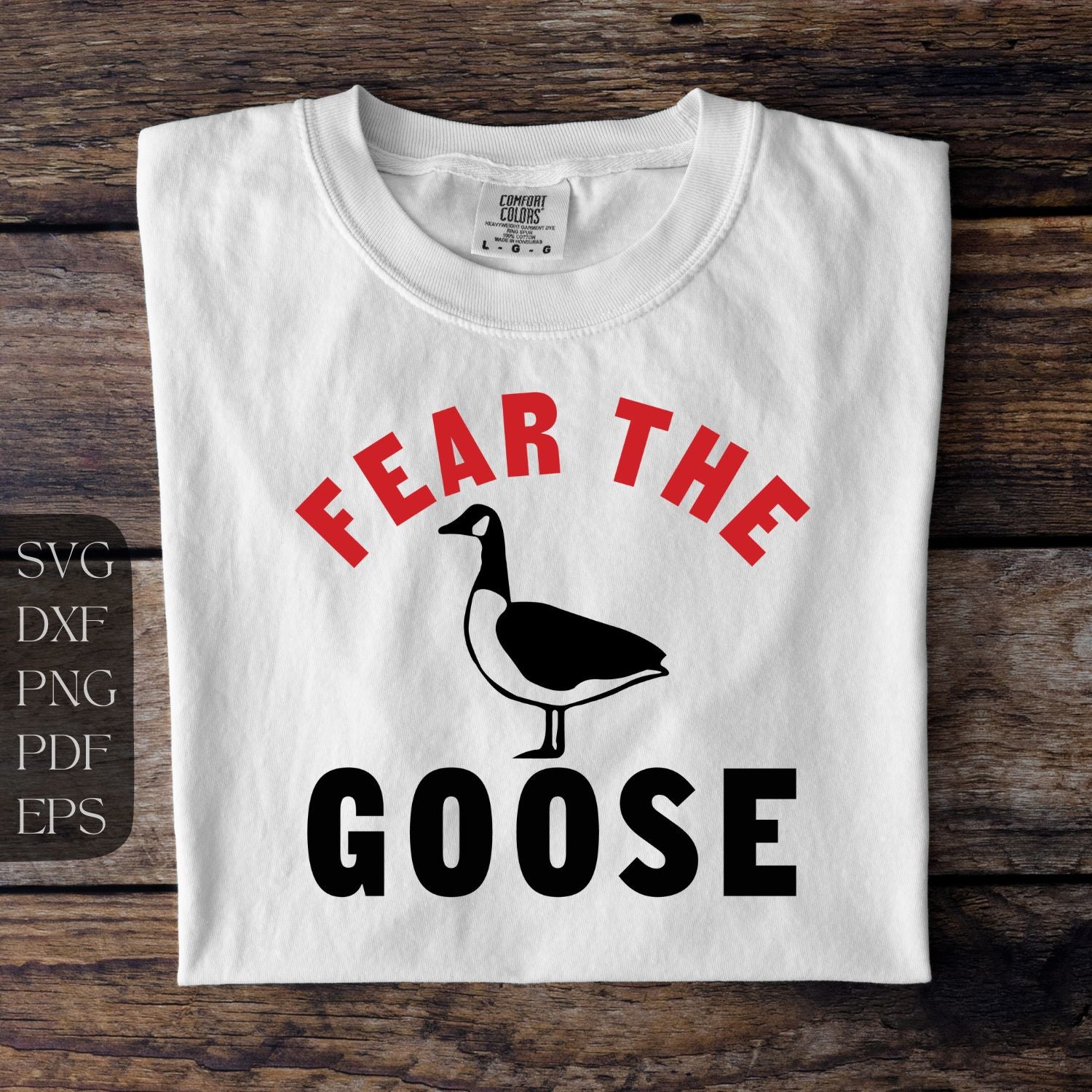 Fear the goose SVG, Cut File, PNG Printing, Canada strong, Maple Leaf