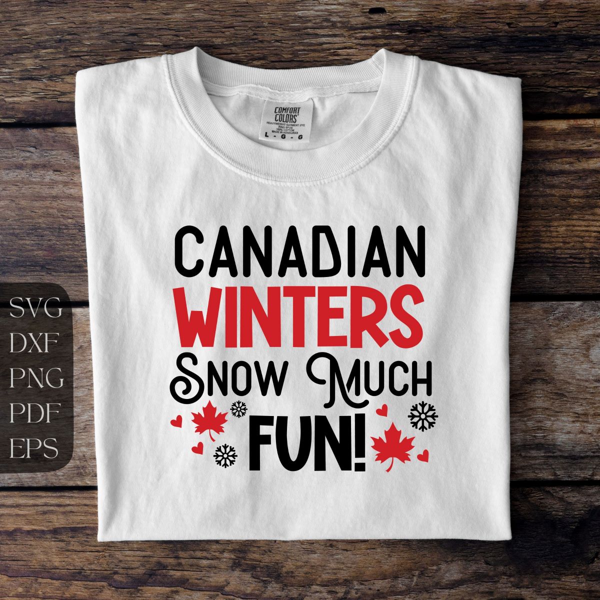 Canadian Winters: Snow Much Fun! SVG, Canadian Cut File, PNG for ...