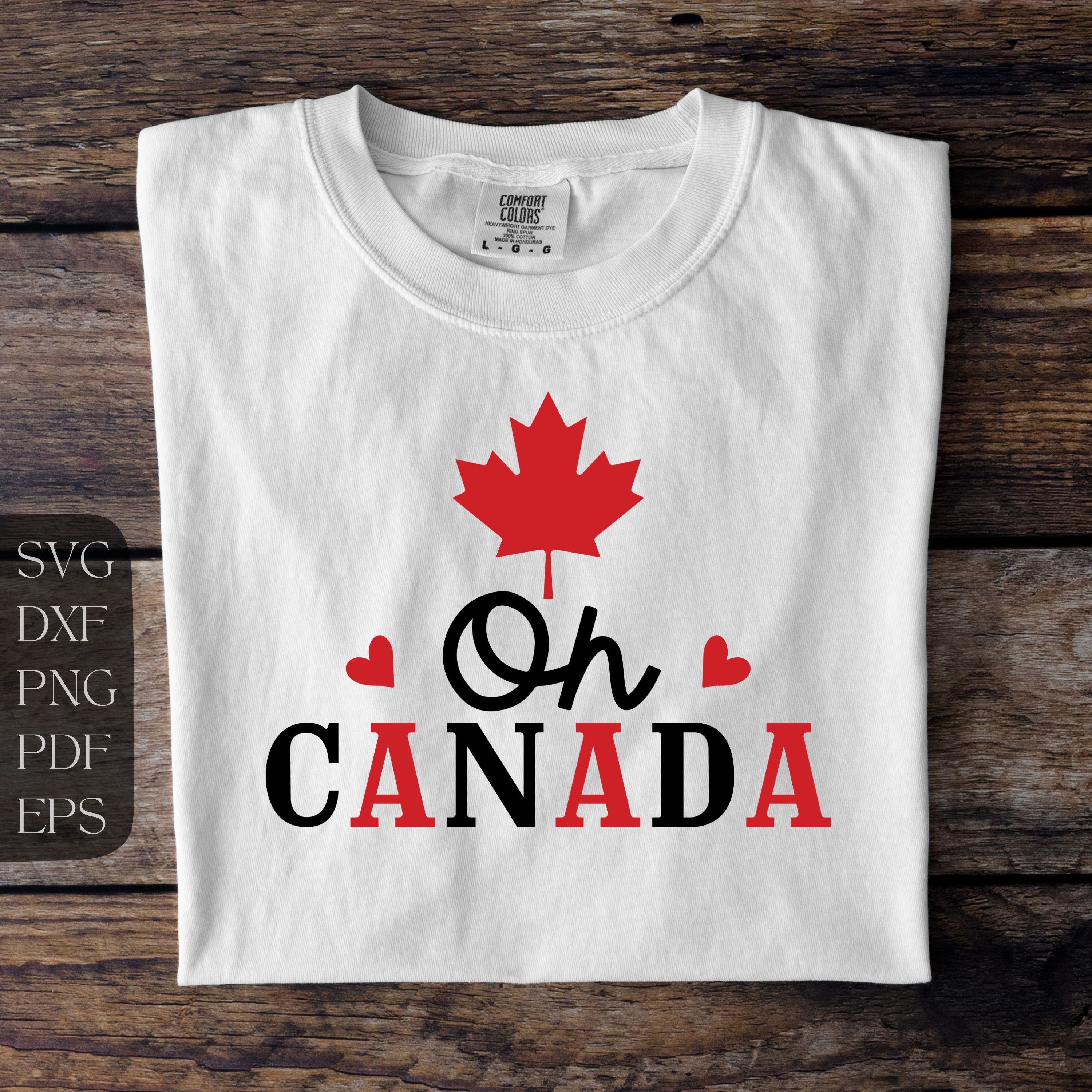 Oh Canada SVG, Cut File, PNG for Printing, Canadian anthem, Maple Leaf