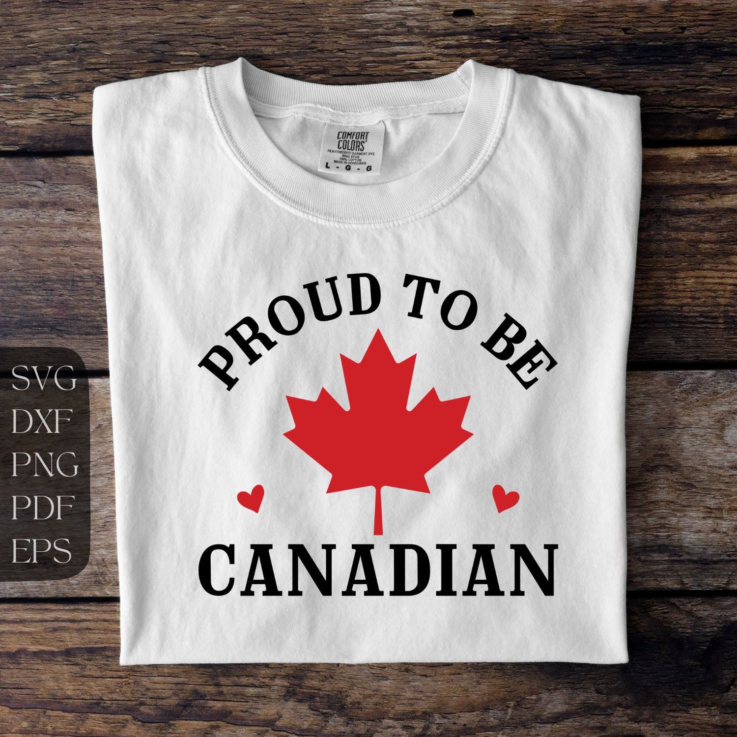 Proud to be canadian, SVG Cut File, PNG for Printing