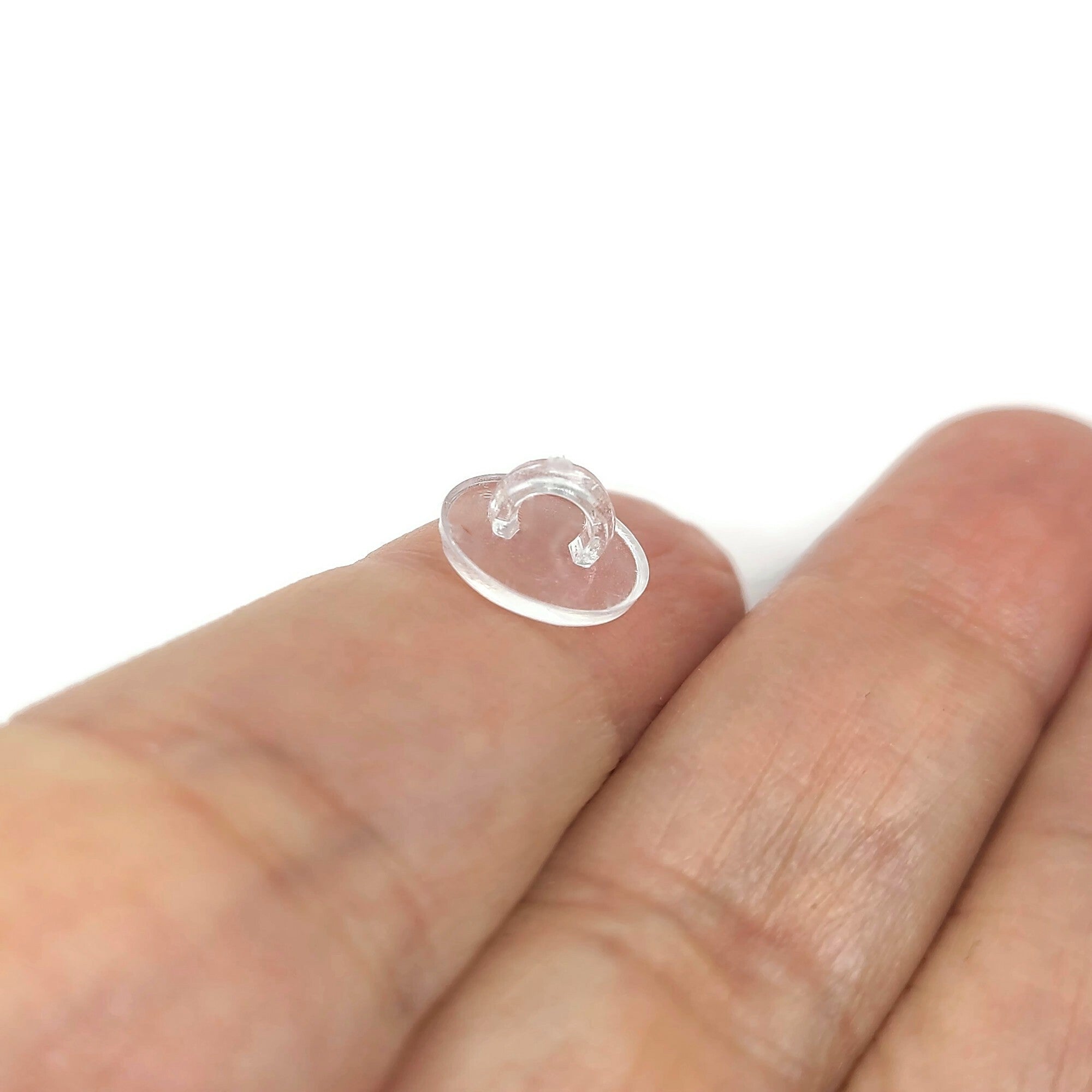 Clear shank button settings, Make you own buttons, Glue on button back