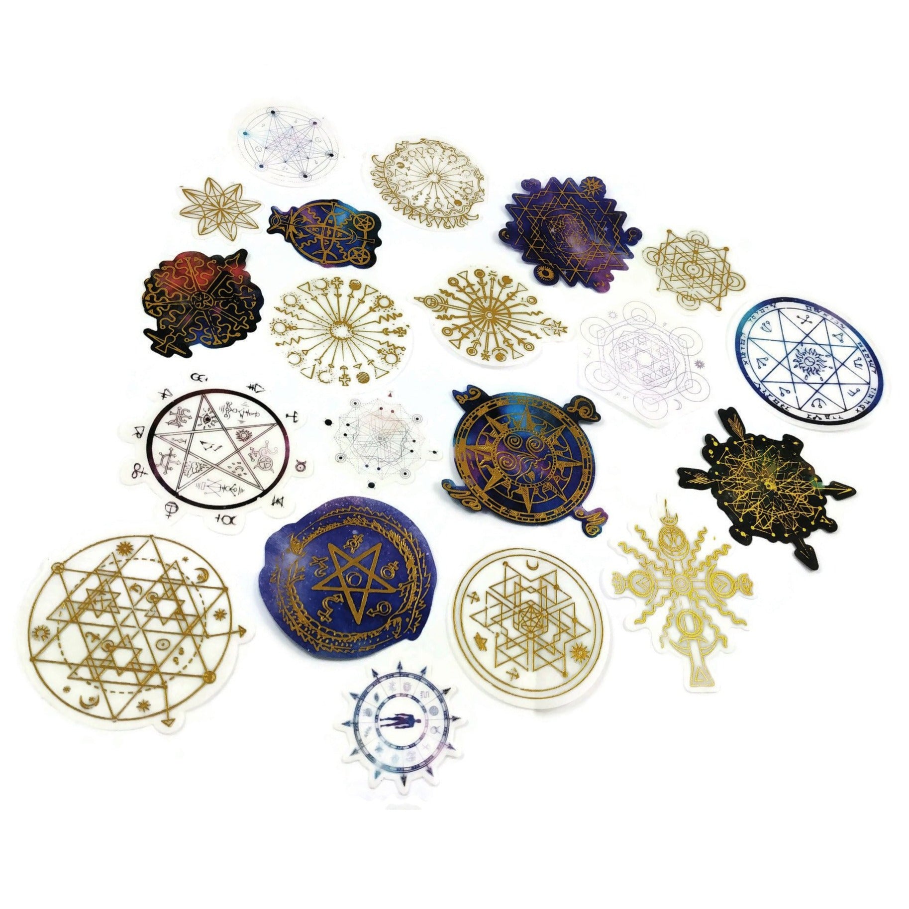Mystic symbols PVC deco stickers