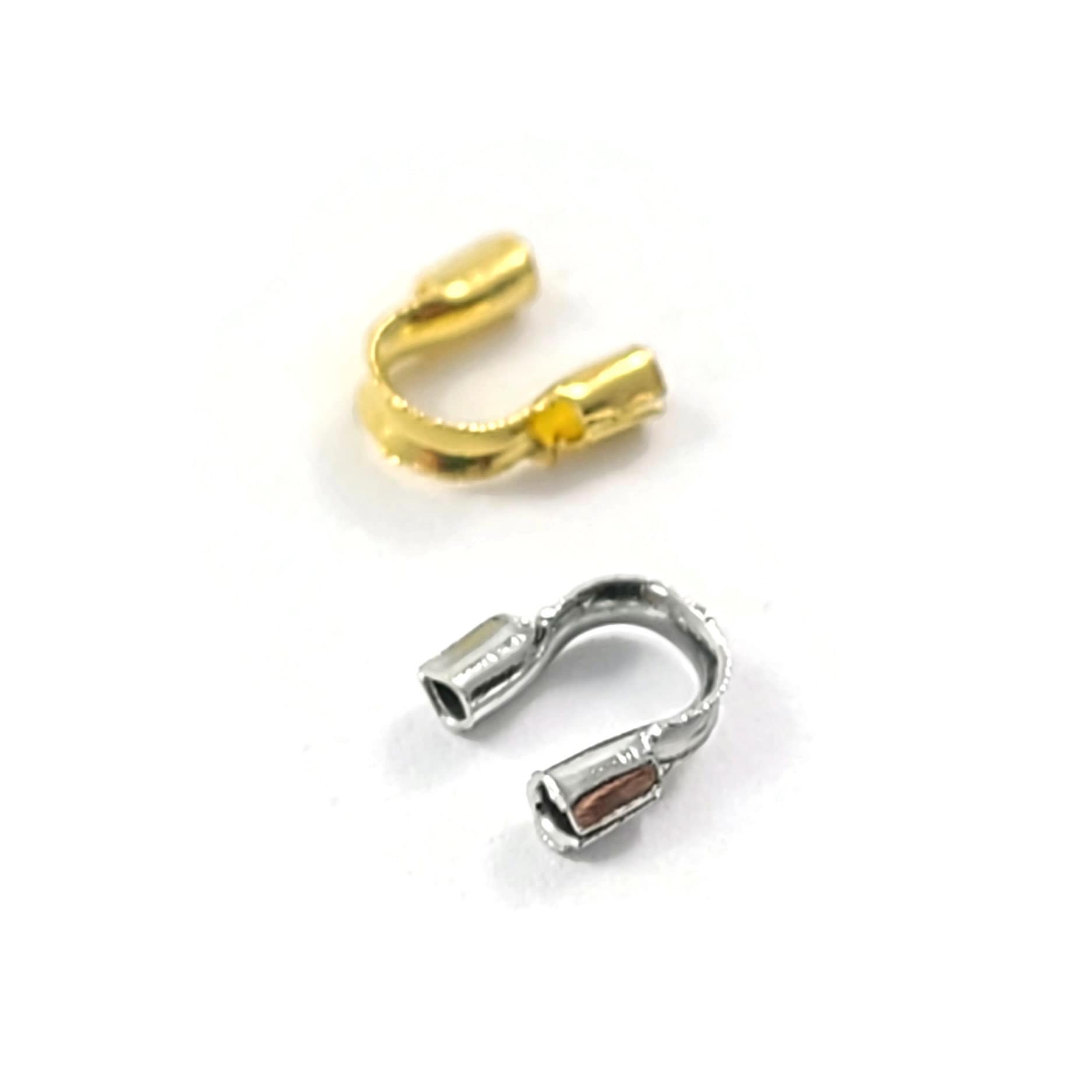Wire Guard Cable Thimble, Nickel free, Jewelry making protector parts