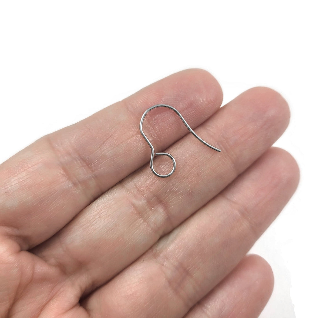Big hole loop ear wire, Surgical steel hooks, Earring making findings