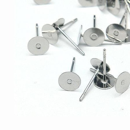 Hypoallergenic earring findings for jewelry making